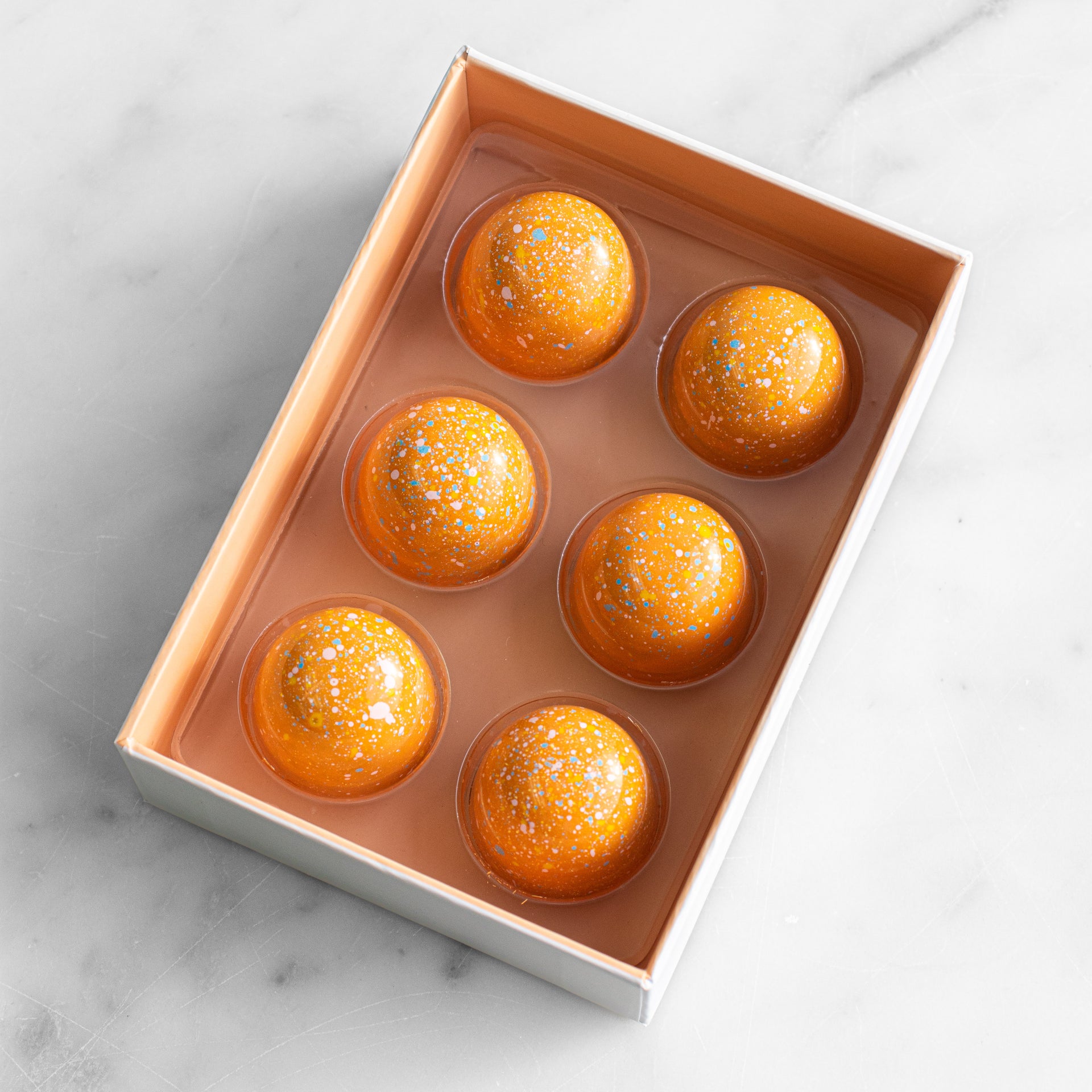 6 Piece Custom Flavour Bonbon Box | Single Flavour | House of Chocolate ...