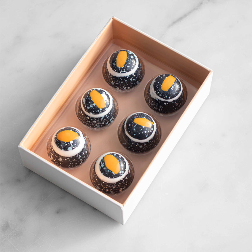 6 Piece Custom Flavour Bonbon Box | Single Flavour | House of Chocolate ...